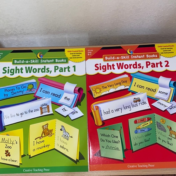 Other | Buildaskill Instant Sight Words Books | Poshmark